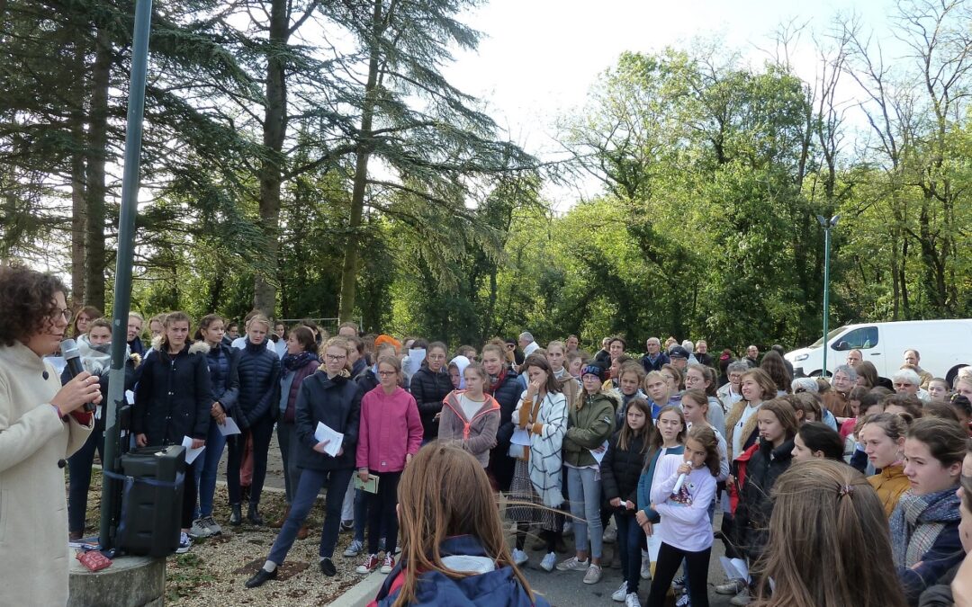 Mme Vincent-Leménager prend la parole | Collège-Lycée | Châteauneuf de ...